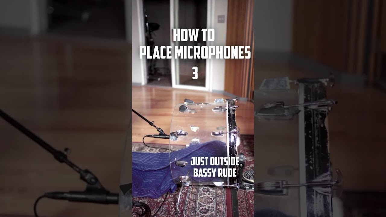 How to place microphones pt 3 #mixing #mastering #production #musicproduction #homestudio #recording