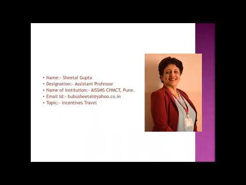Incentive Travel in MICE ( Hospitality Industry)