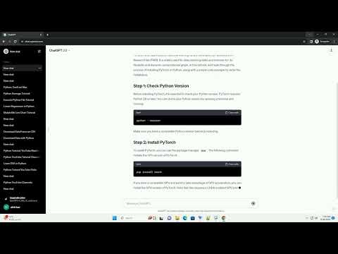 how to install pytorch library in python