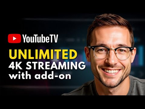 YouTube TV Unlimited Streaming with 4K Plus Add On