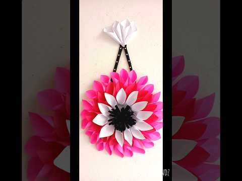 how to make easy wall hanging using paper|Creative trendz|#diy #craftyhome #walldecor #craft #arts