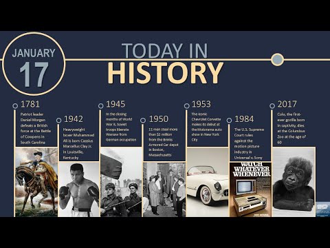 What HAPPENED in History TODAY? πΊπ | On This Day January 17 (2025)