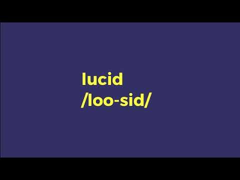 Word Of The Day | Lucid