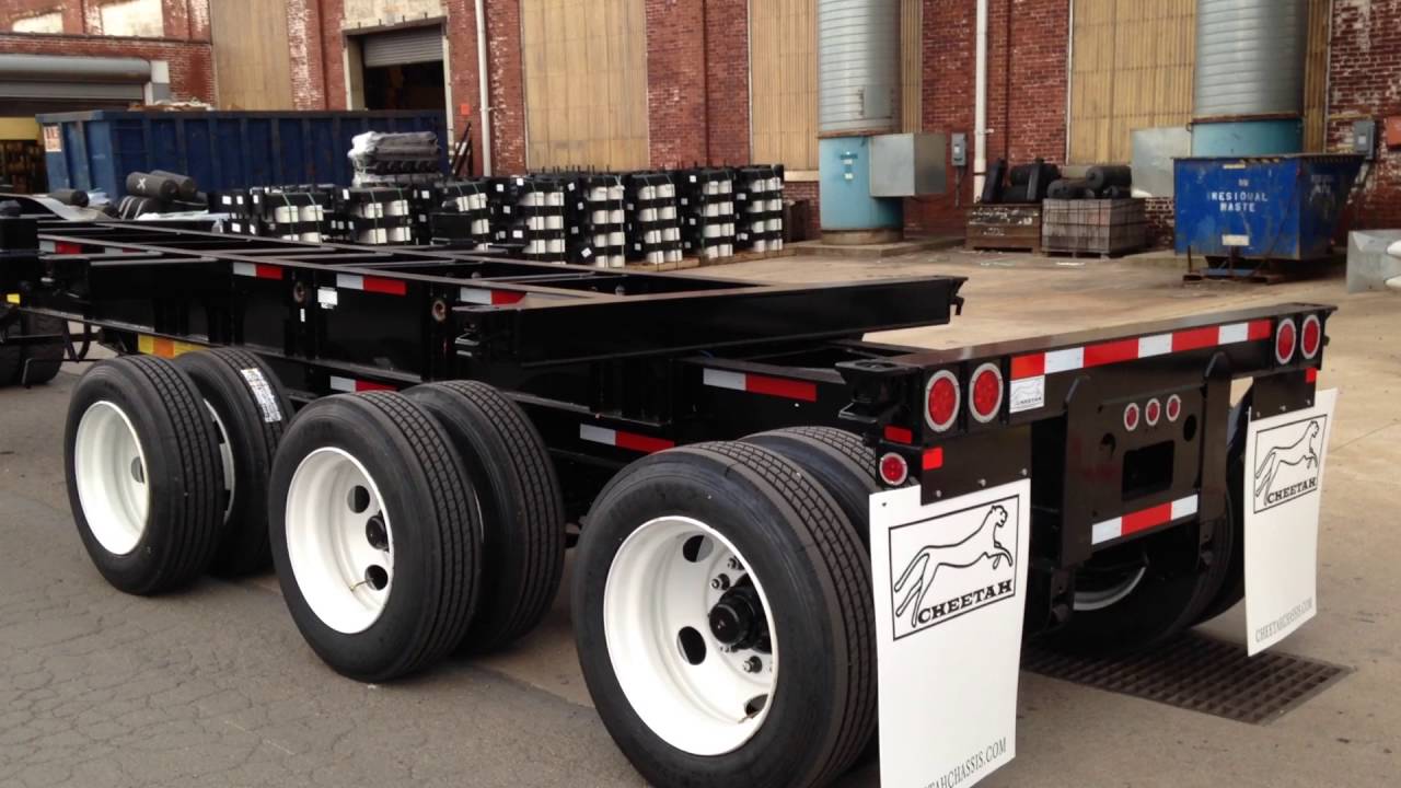 Tri-Axle 20-40' Combo - Sliding Intermodal Container Chassis