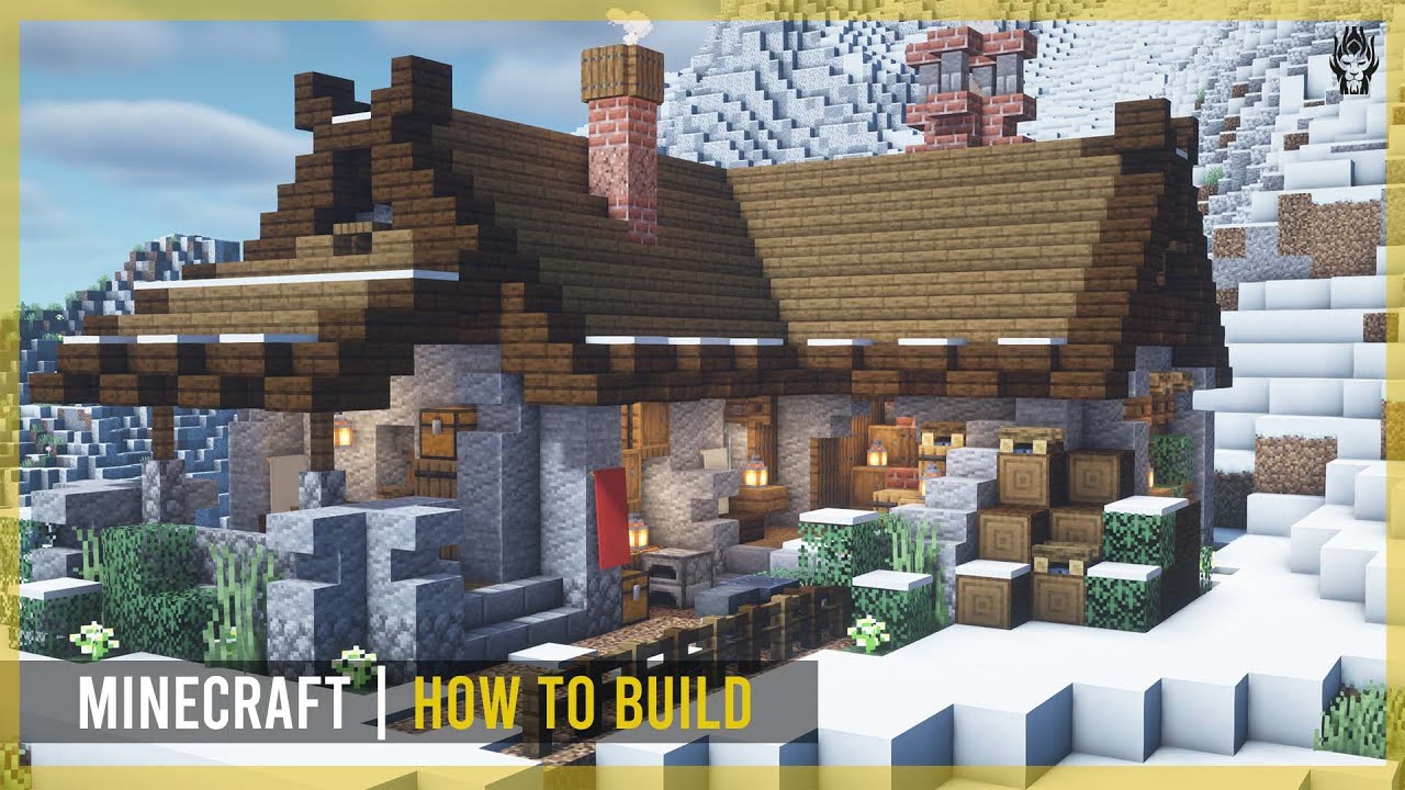 Minecraft How to Build a Viking Blacksmith (Tutorial) - Minecraft Builders