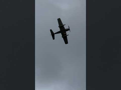 Douglas A-1 Skyraider practicing at the 2023 Wings Over Houston Air Show!