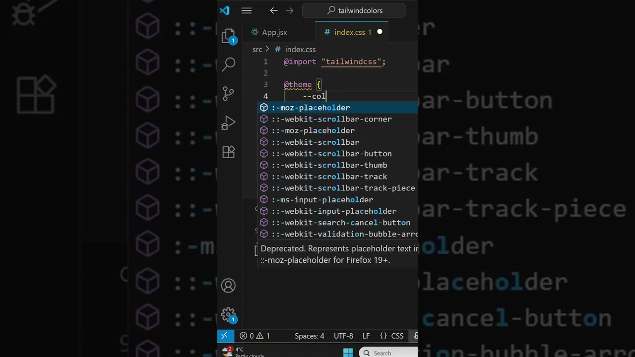 How to add Custom Colors in Tailwind CSS React JS