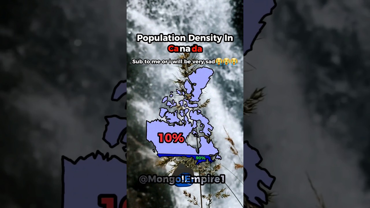 Population Density In Canada #europe #map #geography #mapping #history #enfemapping