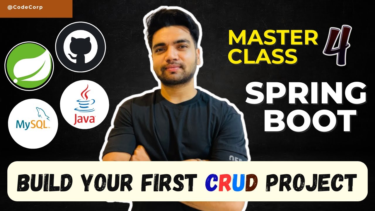 Spring Boot tutorial | CRUD project | Spring Data JPA | MySQL | REST API | Github | CodeCorp