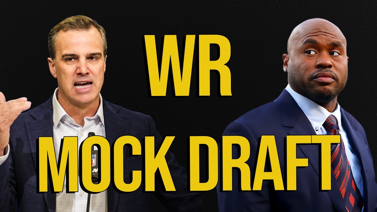 2026 WR MOCK DRAFT! 🏈 Steve Smith Sr. & Daniel Jeremiah Top WR Rankings
