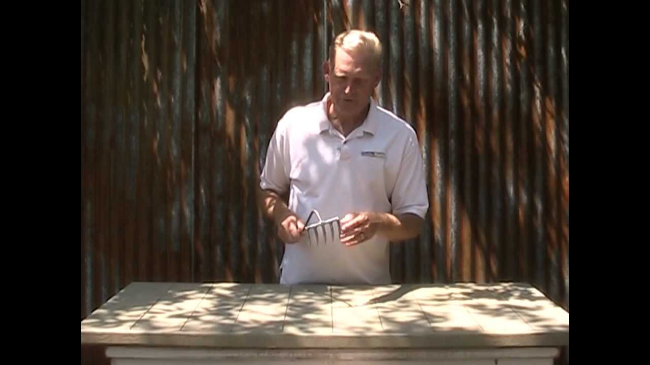 5-Tine Hand Garden Rake by Sneeboer