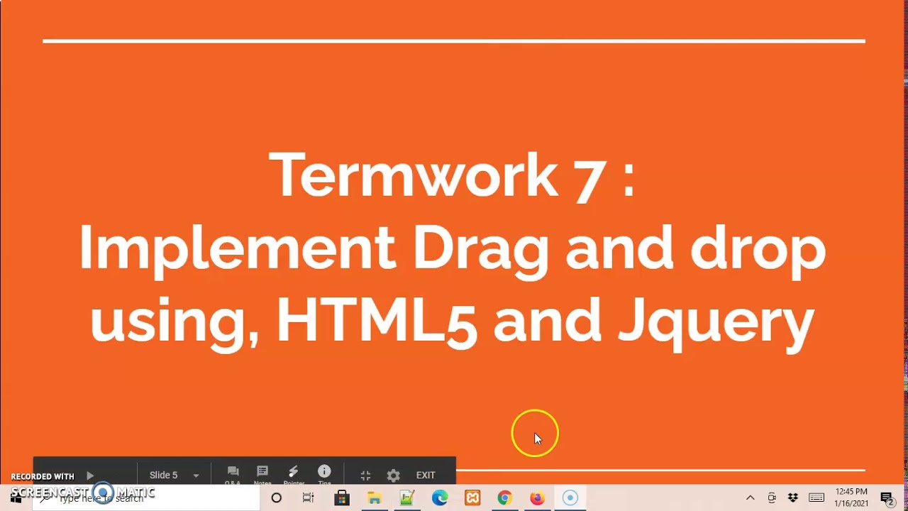 Web Programming | Lab Exercises | Termwork - 7