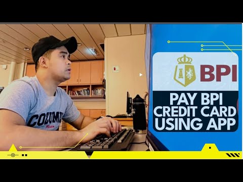 Pay your BPI CREDIT CARD via BPI ONLINE BANKING: