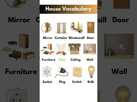 House Vocab #fyp #learnenglish #viral #englishspeaking