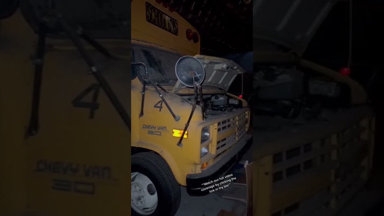 Abandoned Magic School Bus! 😵 Full video uploaded on our channel now!