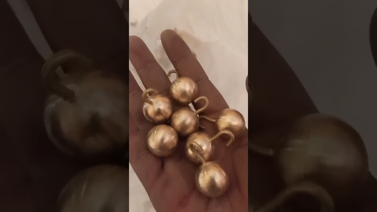 brass pendulum bob with hook brass Ball