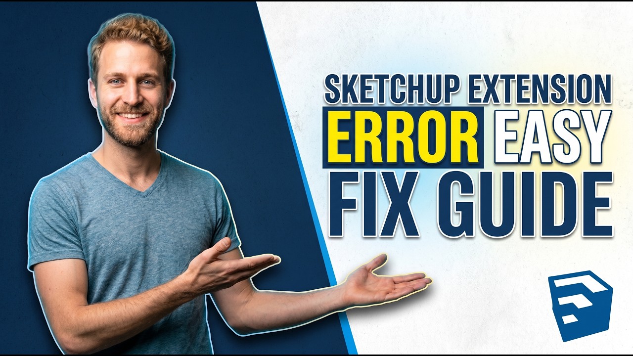 SketchUp Extension Error (Easy Fix Guide)