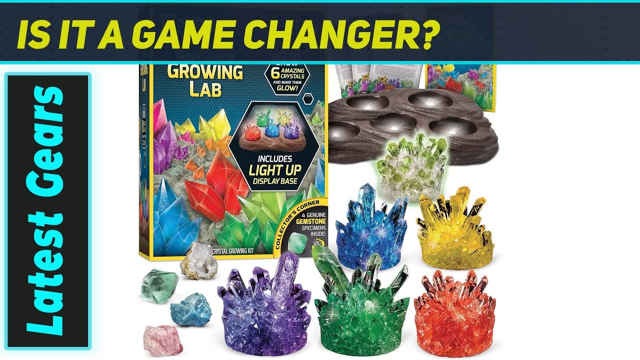 National Geographic Mega Crystal Growing Kit – The Best Sparkly Science Experience for Kids