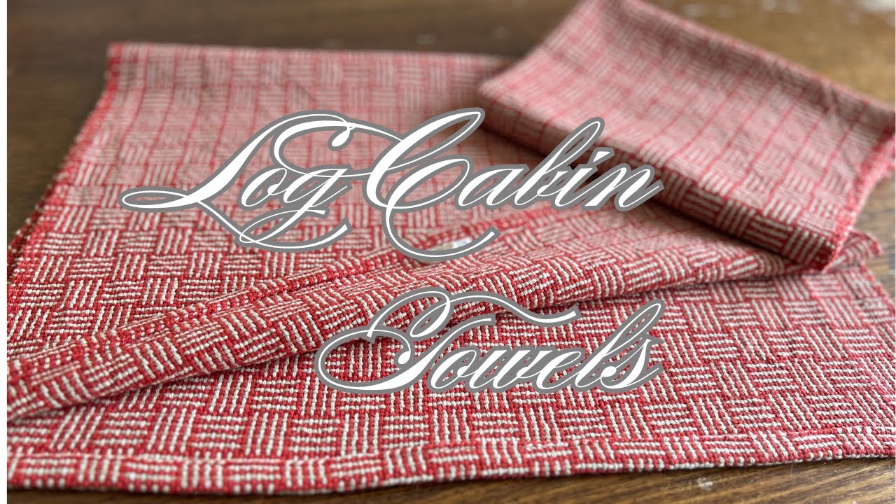Easy, sophisticated Tea/Kitchen/Dish towels, woven on a Rigid Heddle Loom