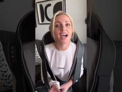 Find Stress Relief with a Shiatsu Massager for Neck Pain #massage