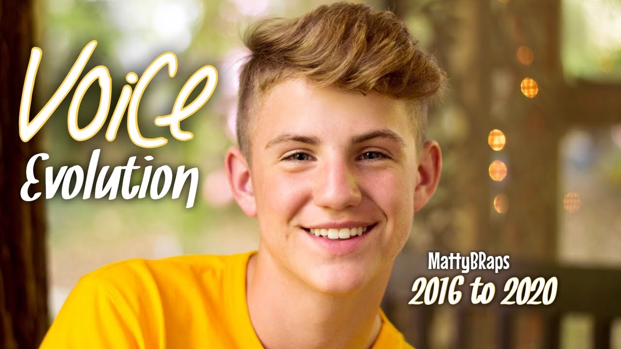 MattyBRaps Voice Evolution from 2016 to 2020