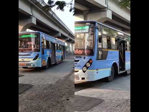 Chennai MTC Blue Bus #comedy #funny #automobile