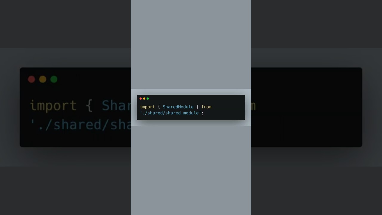 Master Angular Shared Modules Easily #Angular