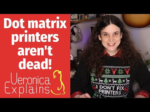 Dot matrix printers aren't dead!!