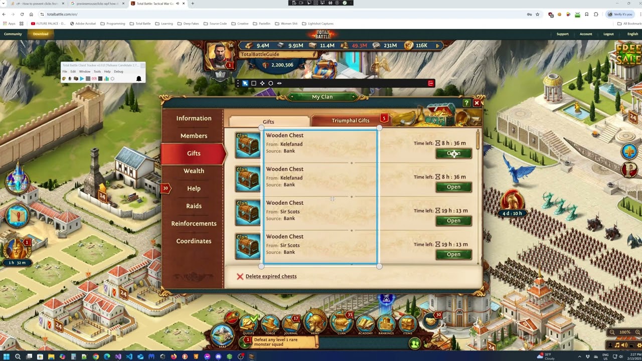 Total Battle Chest Tracker Lab - Introducing OCR Studio