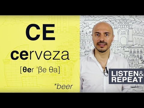 Learn spanish: (3) Pronouncing the [CE] sound in Spanish