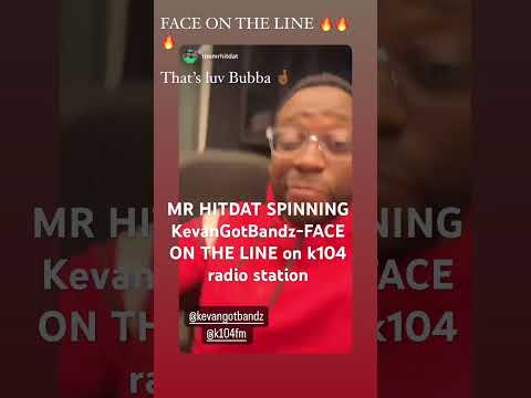 MAYOR OF DALLAS MR HITDAT SPINNING @KevanGotBandz single “FACE On The Line” On #k104 radio station