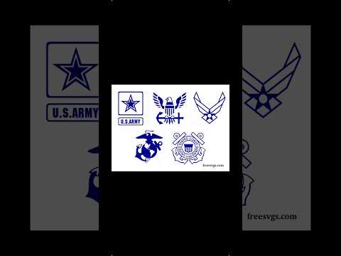 Free SVG Files for Military Wives #army #navy #airforce#marines #coastguard #cricut #fyp