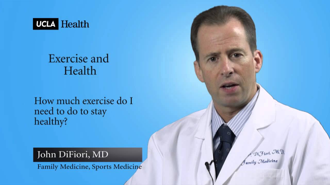 Exercise and Health | Video FAQs - UCLA Family Health Center