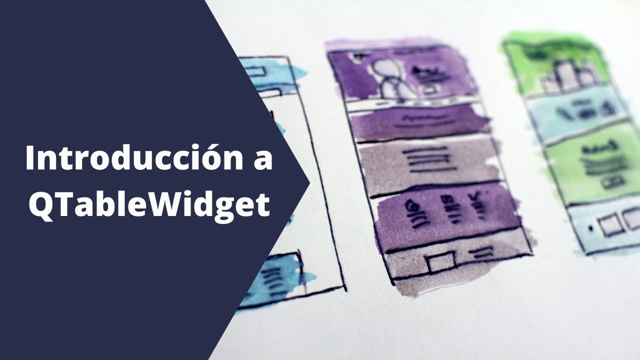 Introducción a QTableWidget | Interfaces gráficas con PyQt5