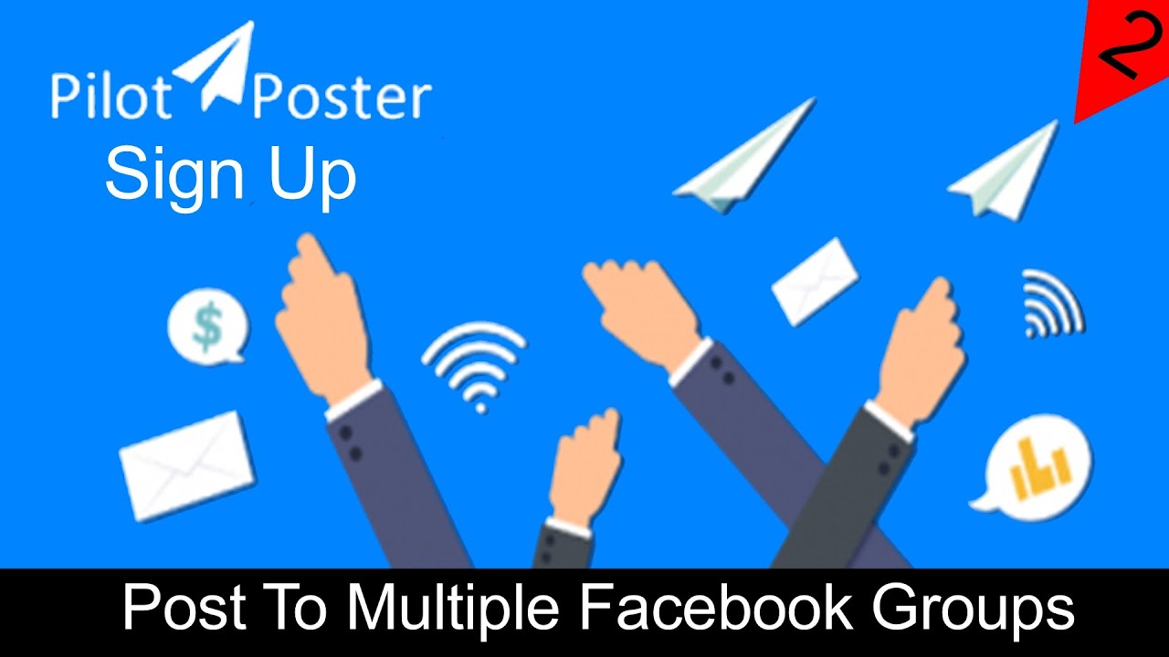 Pilot Poster Sign Up And Walkthrough - Facebook Auto Post To Groups