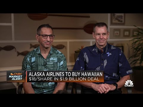 Alaska Airlines and Hawaiian Airlines CEOs break down $1.9 billion cash merger