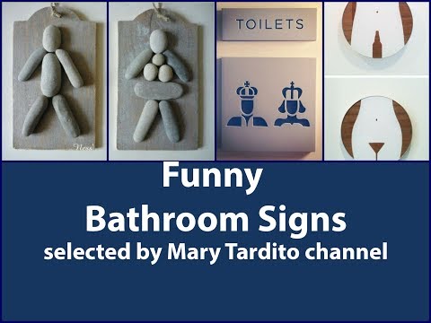 40+ Creative and Funny Bathroom Signs
