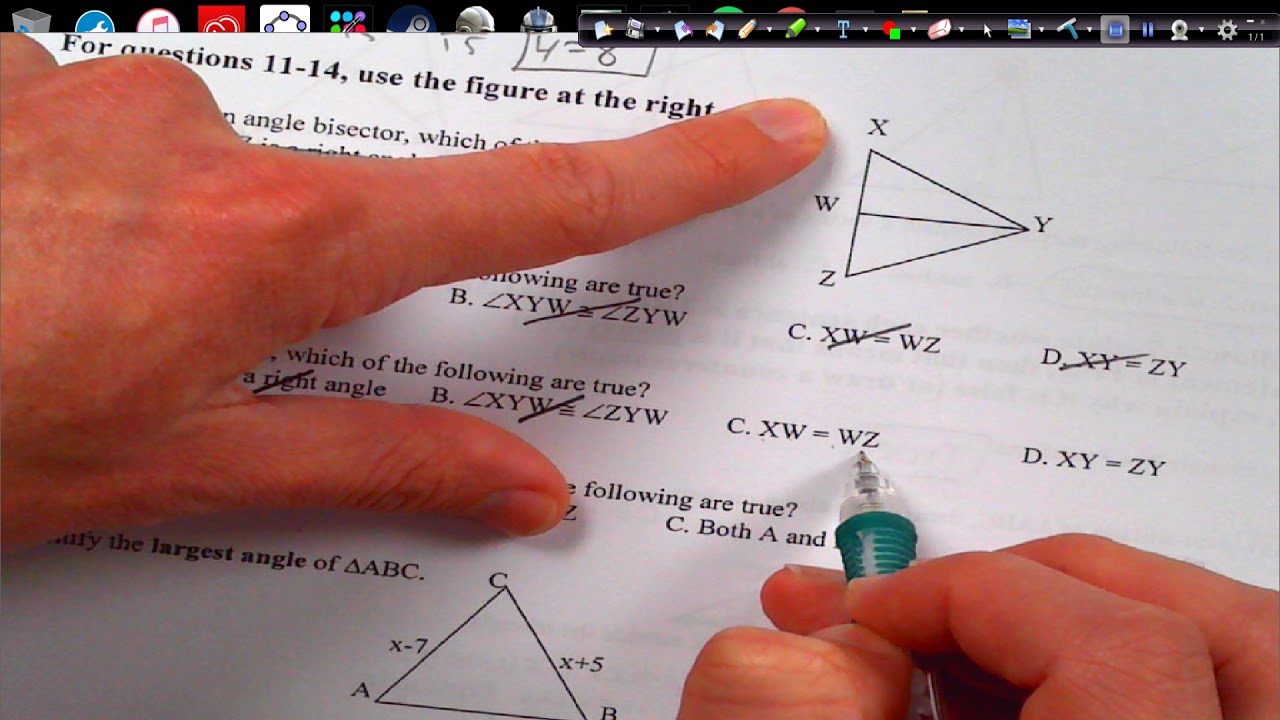 Chapter 5 Study Guide Geometry 2017