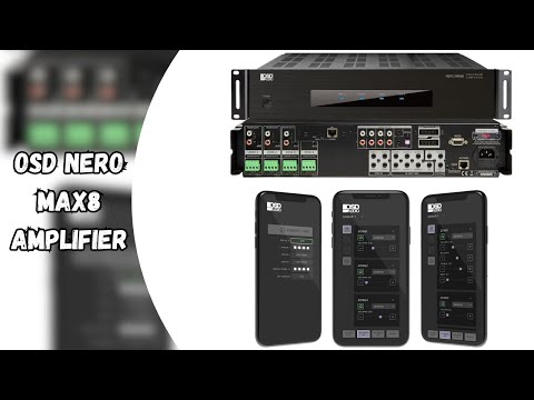 OSD Audio Nero Max8 Amplifier | App-Controlled Home Audio Setup