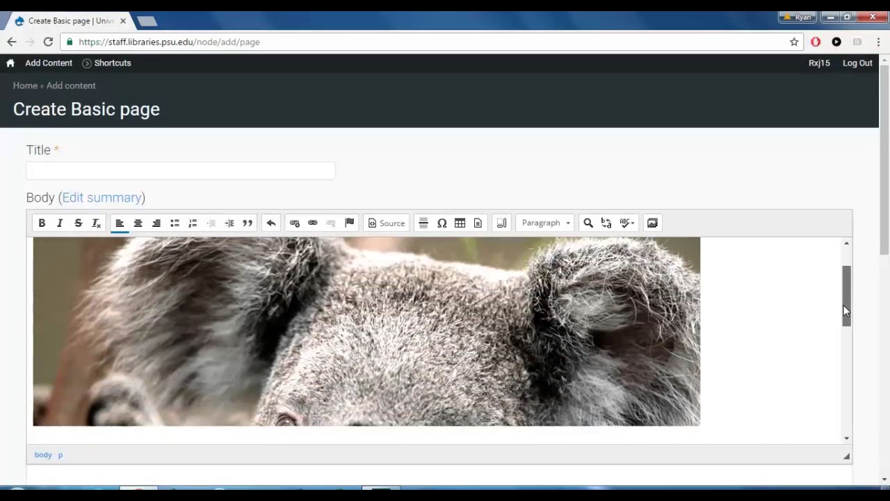 Drupal - Uploading Files