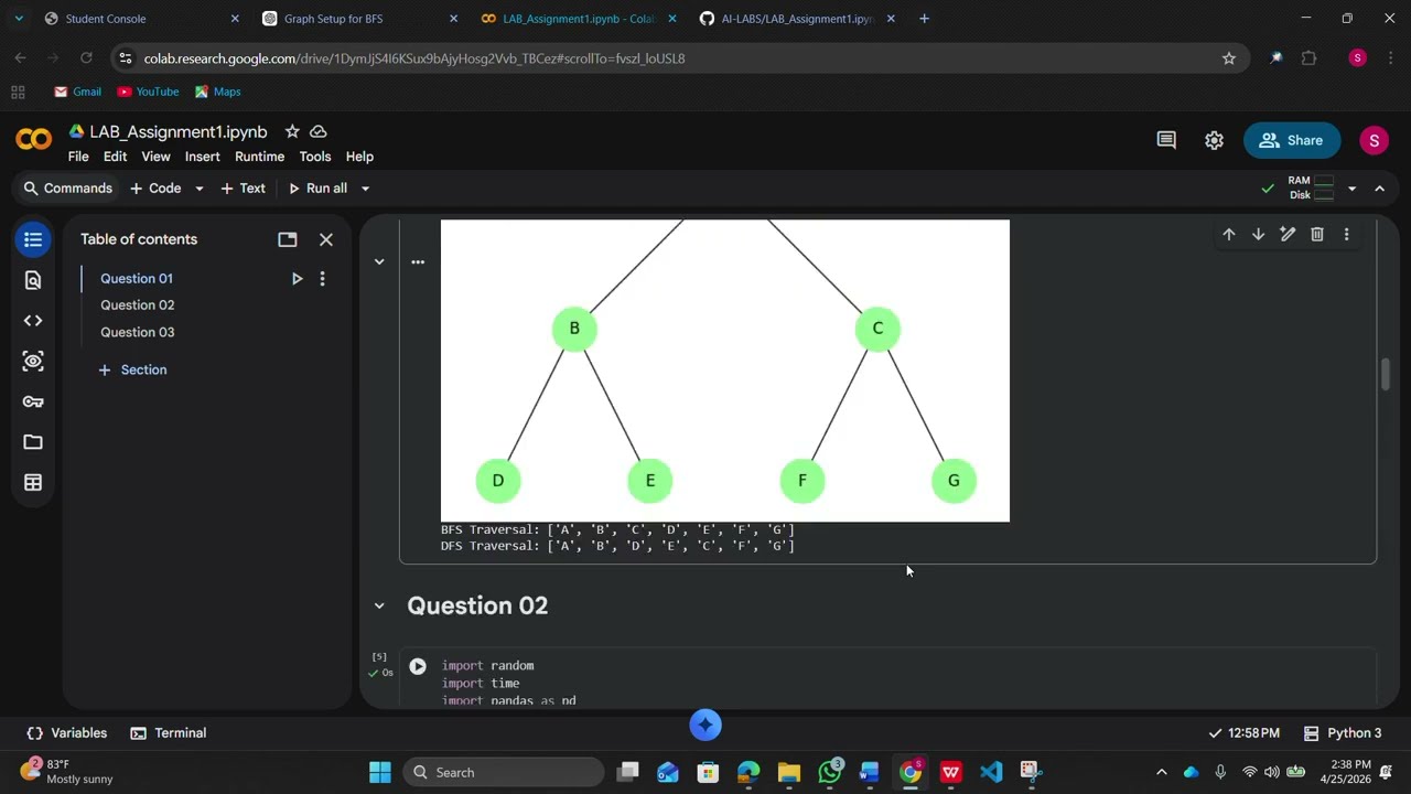 🎥 BFS & DFS on Trees and Graphs | Shortest Path + Visualization (Python + Graph Editor)