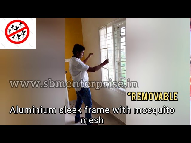 Mesh Window - Aluminum Sleek Frame And SS Mesh Trader - Retailer from ...