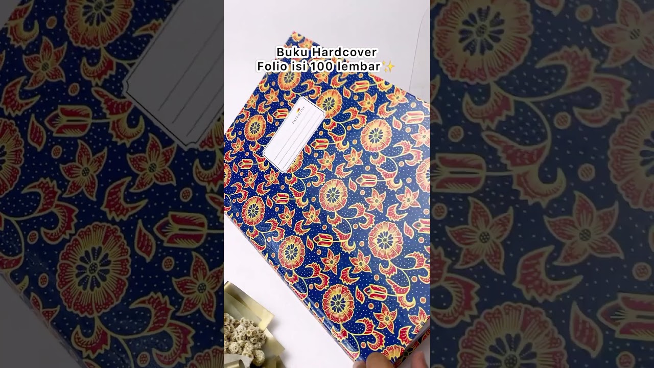 Buku Batik Hardcover🙌🏻 ukuran Folio isi 100lembar yah🔥#fyp #foryoupage #foliobergaris #stationery