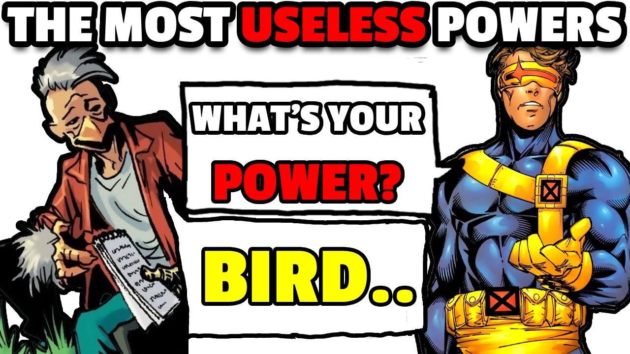 The WORST Mutant Powers In X-Men
