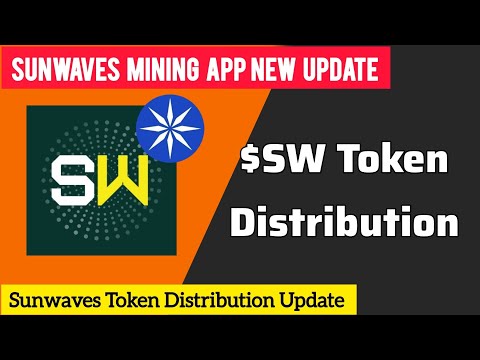 Ice Project Update| Sunwaves Mining App | Sunwaves Token Distribution Update| Mandatory Requirements