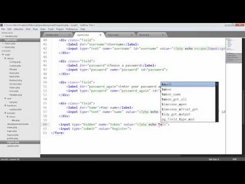 Learn PHP OOP Login Register System CSRF Protection Part 12 23 - Mind Luster