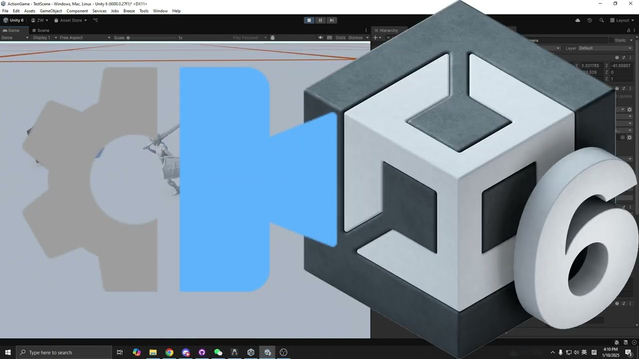 Unity6 third person freelook camera using cinemachine