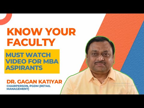Know Your Faculty | Dr. Gagan Katiyar | Chairperson PGDM Retail Management Program | BIMTECH