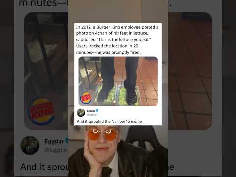 In 2012, a Burger King employee posted a photo on 4chan of his feet in lettuce, captioned "This is"