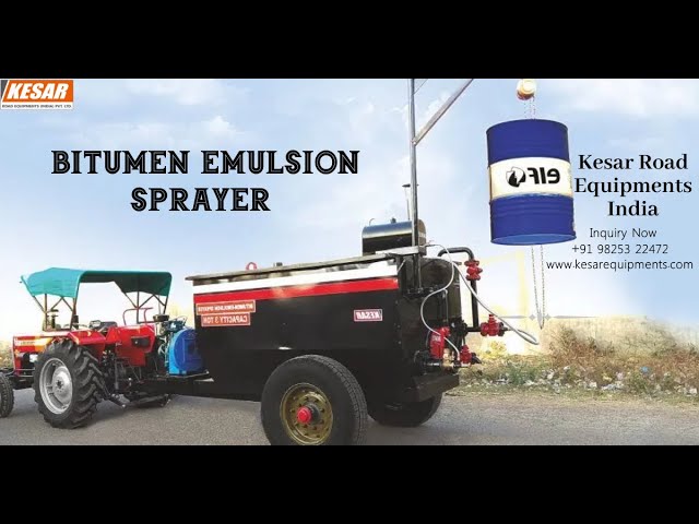 Emulsion Sprayer - Bitumen Emulsion Sprayer Equipment Manufacturer from ...